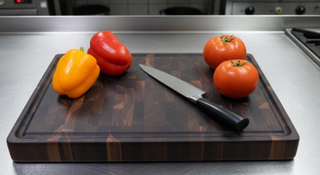 Extra Large Walnut End Grain Cutting Board: Chef Butcher Block with ...