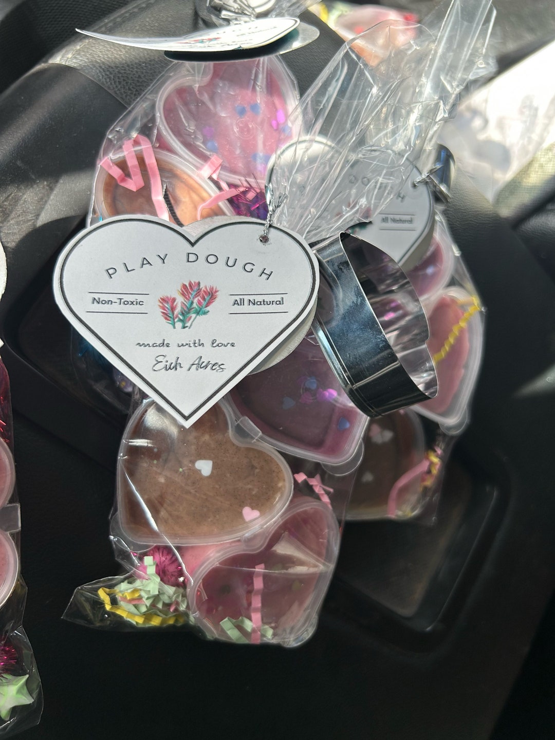 Handmade Playdough Hearts With Heart Sparkles - Perfect for Little ...