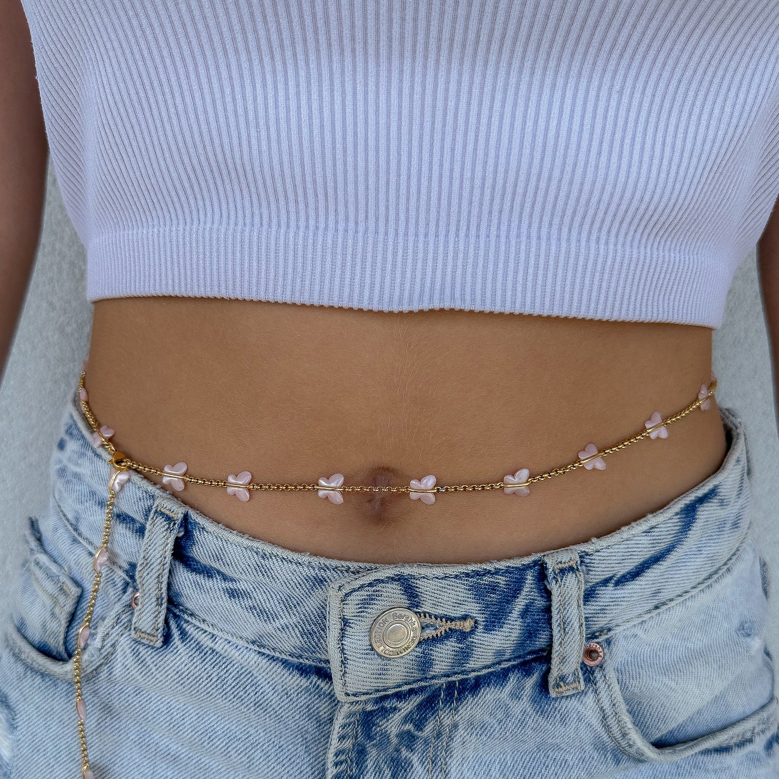 Belly Chain, Waist Chain, Body Jewelry, Butterfly Belly Chain ...