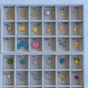 Gold Charm Necklace, Custom Charm Necklace, Gold Vintage Charm Jewelry ...