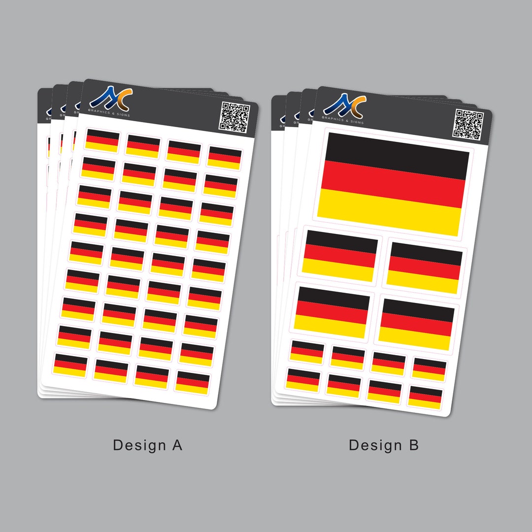 Germany Flag Sticker Sheet - Etsy