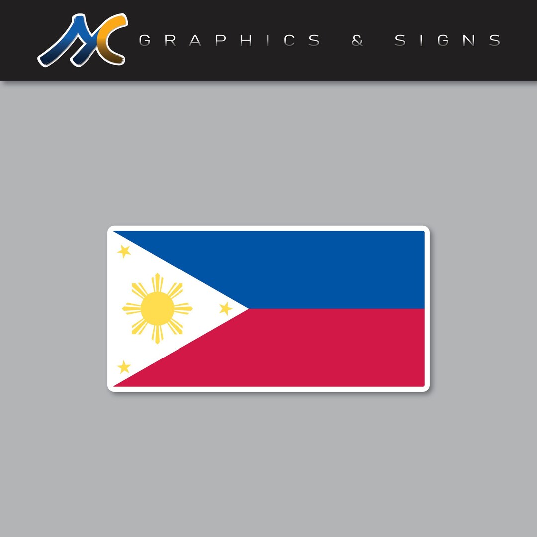 Philippines Flag Sticker Filipino Pinoy - Etsy Canada