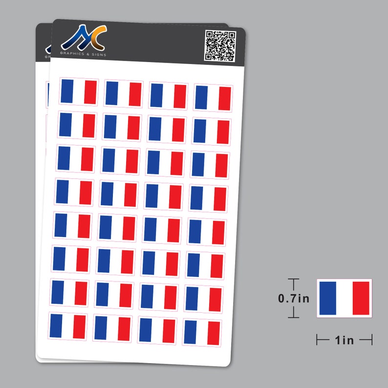France Flag Sticker Sheet - Etsy