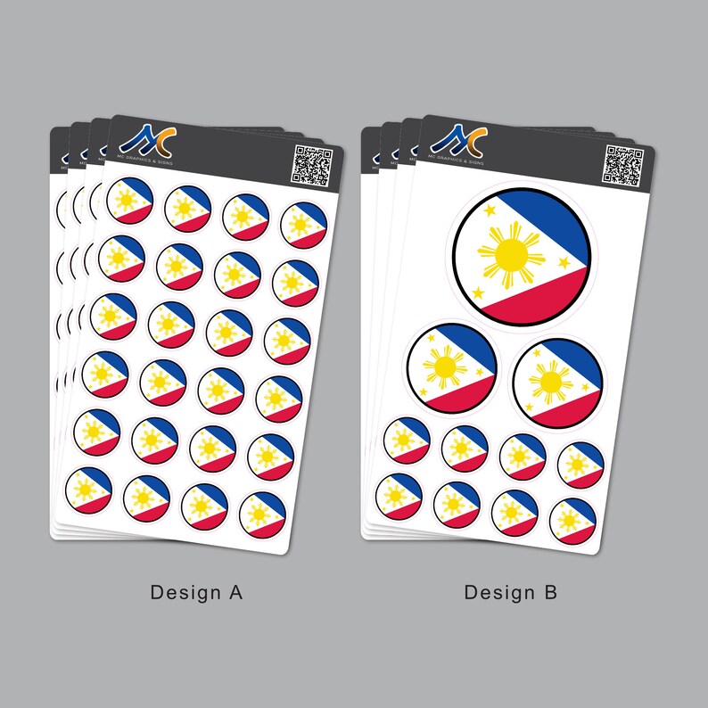 Philippines Flag Sticker Sheet - Etsy
