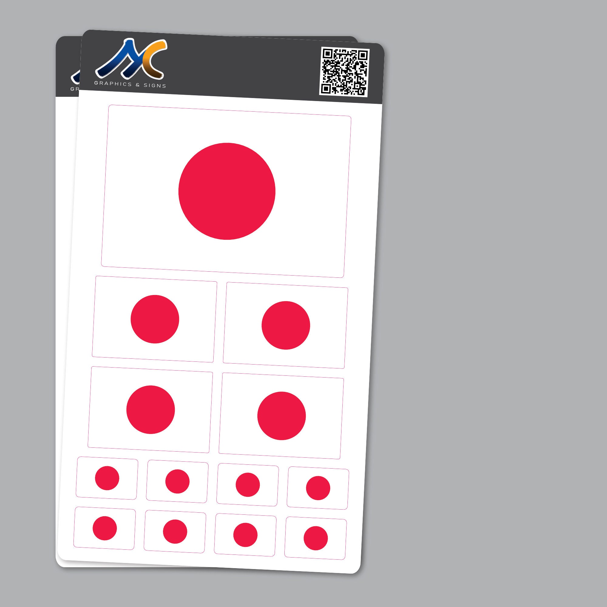 Japan Flag Sticker Sheet - Etsy
