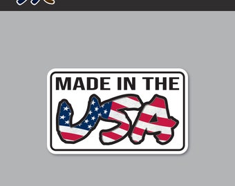 American Flag, Vinyl Decal Multiple Sizes Custom Made - Etsy