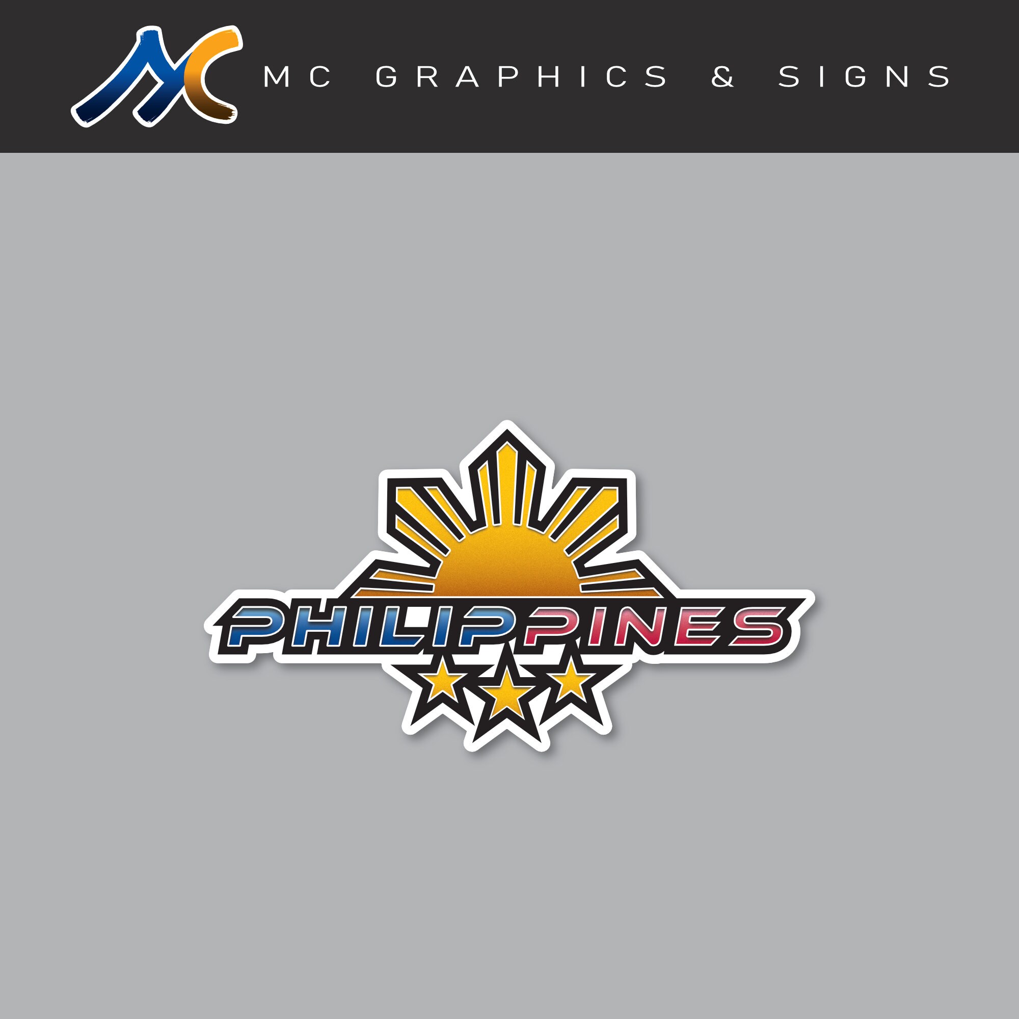 Philippines Flag Vinyl Decal Sticker Filipino Pinoy Noypi Decal - Etsy