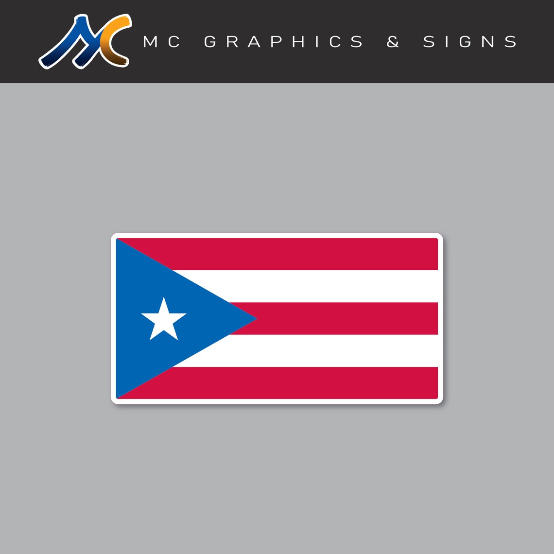 Puerto Rico Flag Sticker Decal - Etsy