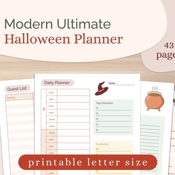 Modern Planner - Etsy