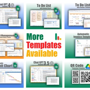 Google Sheets Automatic QR Code Generator: Template - Etsy