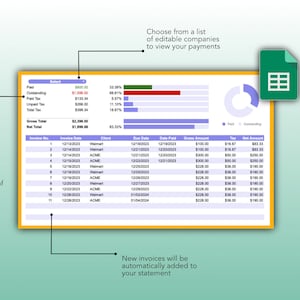 Invoice Template Google Sheets - Automatic Spreadsheet Invoice ...