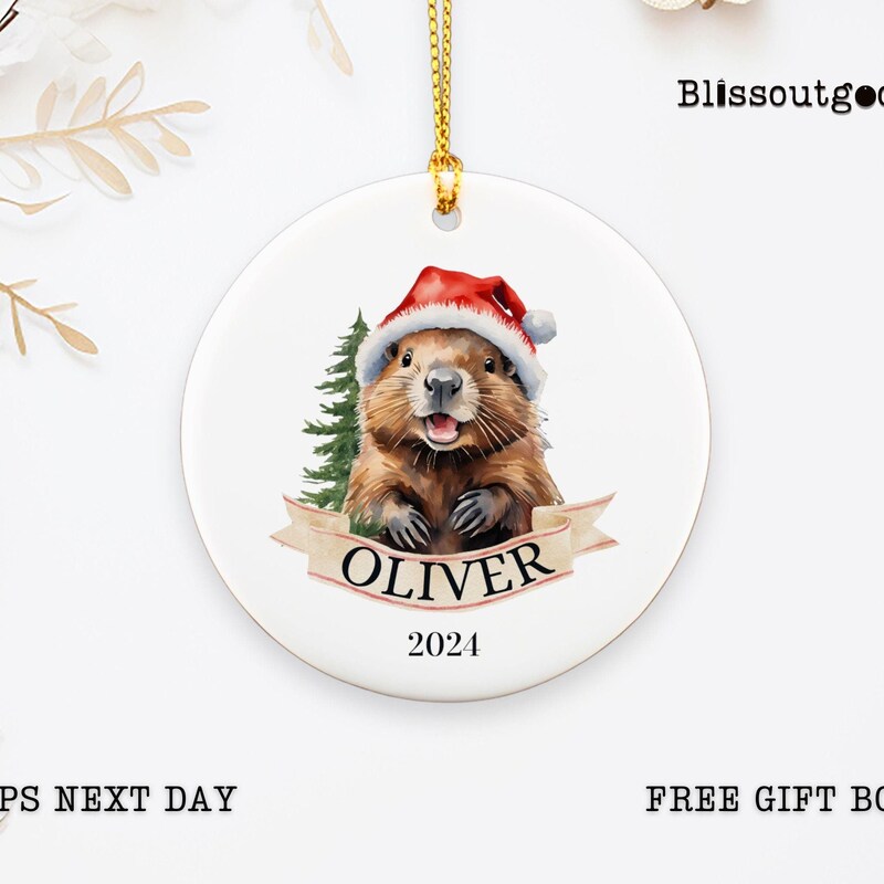 Beaver Ornament - Etsy