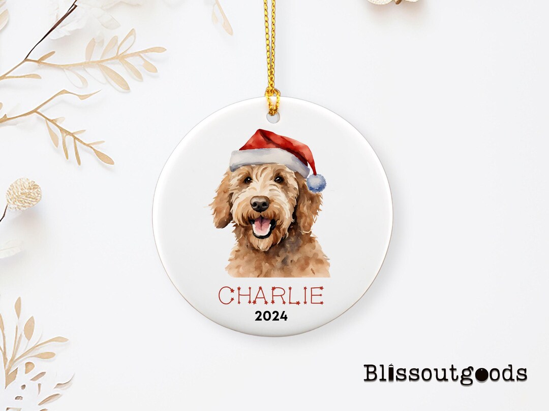 Handmade Personalized Goldendoodle Ornament, Custom Labradoodle ...