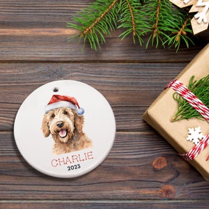 Handmade Personalized Goldendoodle Ornament, Custom Labradoodle ...