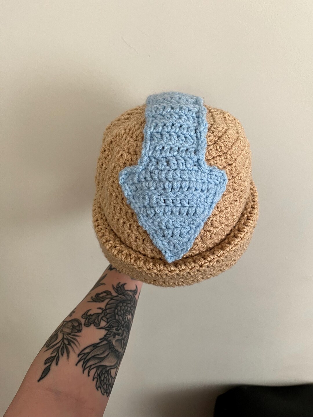 Crochet Aang Inspired Ski Mask/beanie Avatar: the Last Airbender - Etsy