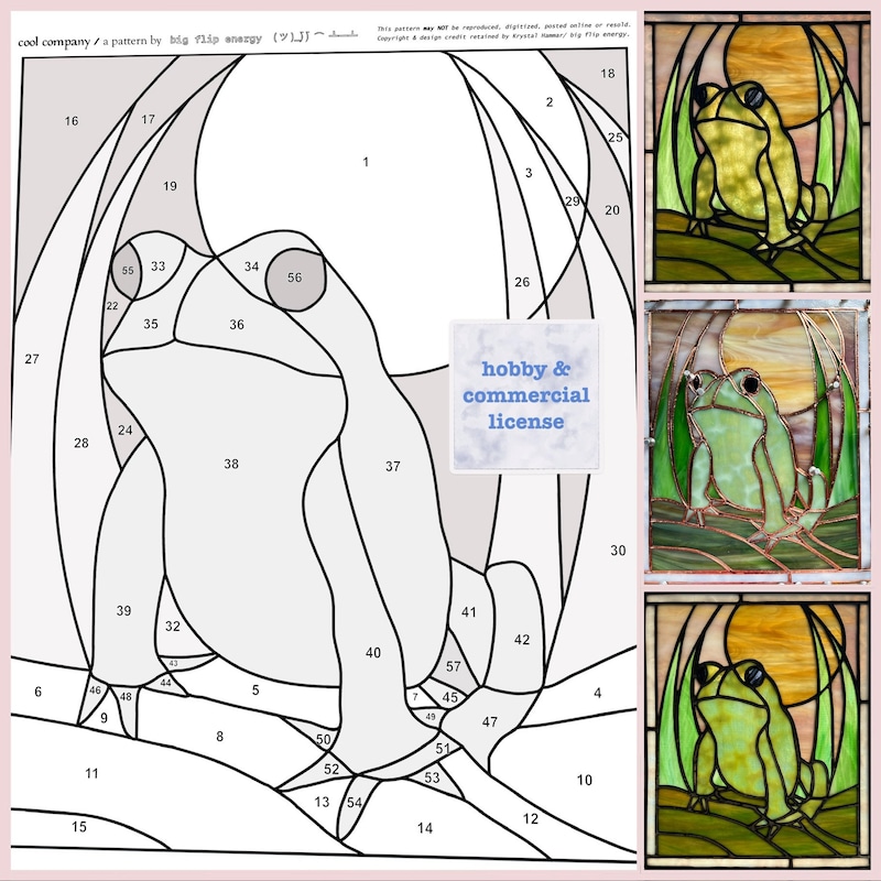 Stained Glass Frog - Etsy