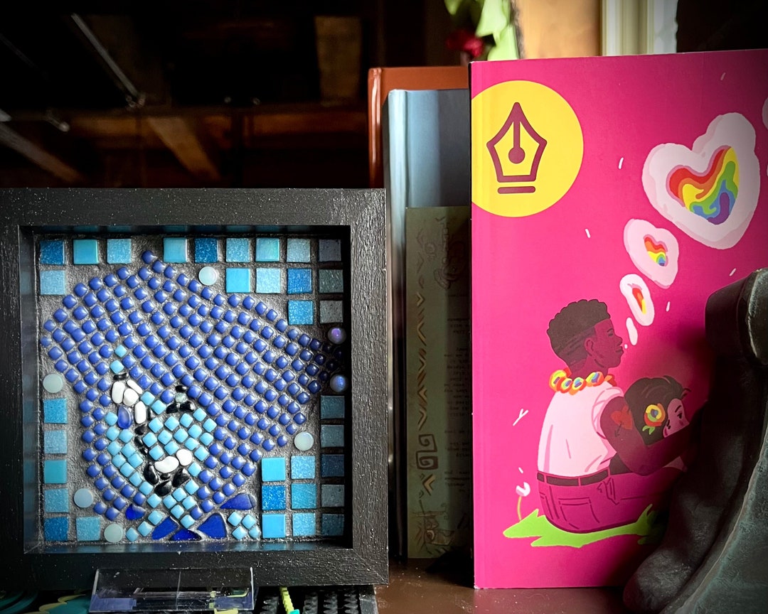 Levity original Lapis Lazuli Steven Universe Fan Art Glass - Etsy