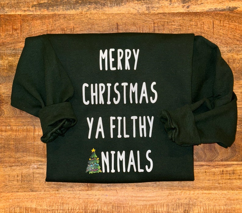 Merry Christmas Ya Filthy Animals/ Home Alone - Etsy