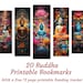 20 Buddha Bookmark Designs, Printable Bookmarks, Zen Bookmarks ...