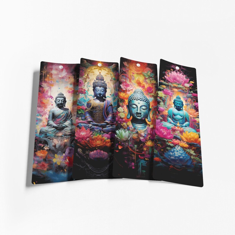 20 Buddha Bookmark Designs, Printable Bookmarks, Zen Bookmarks ...