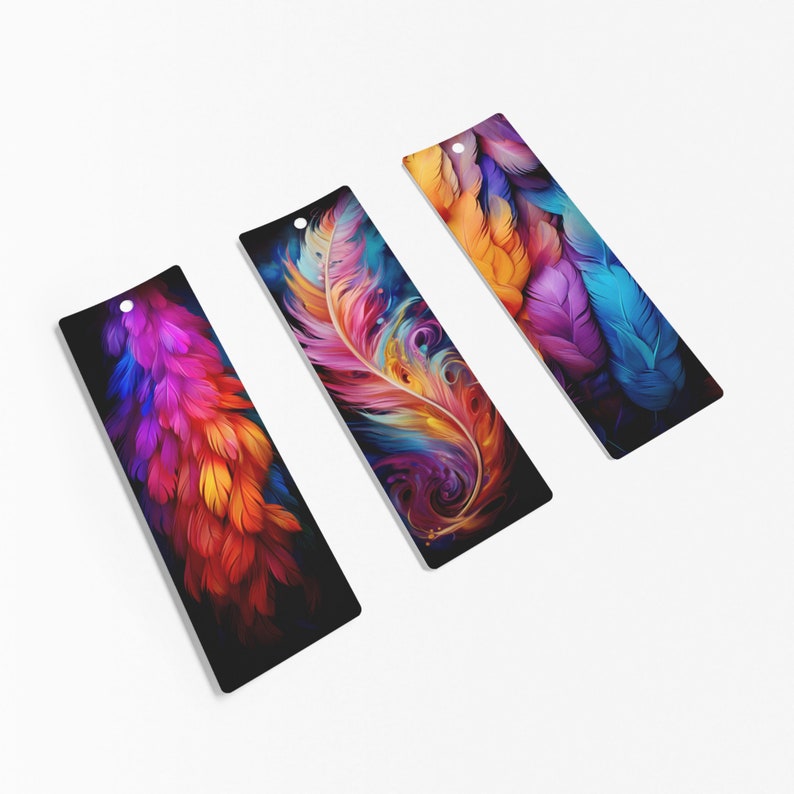 20 Feathers Printable Bookmarks, Feather PNG, Printable Bookmarks ...