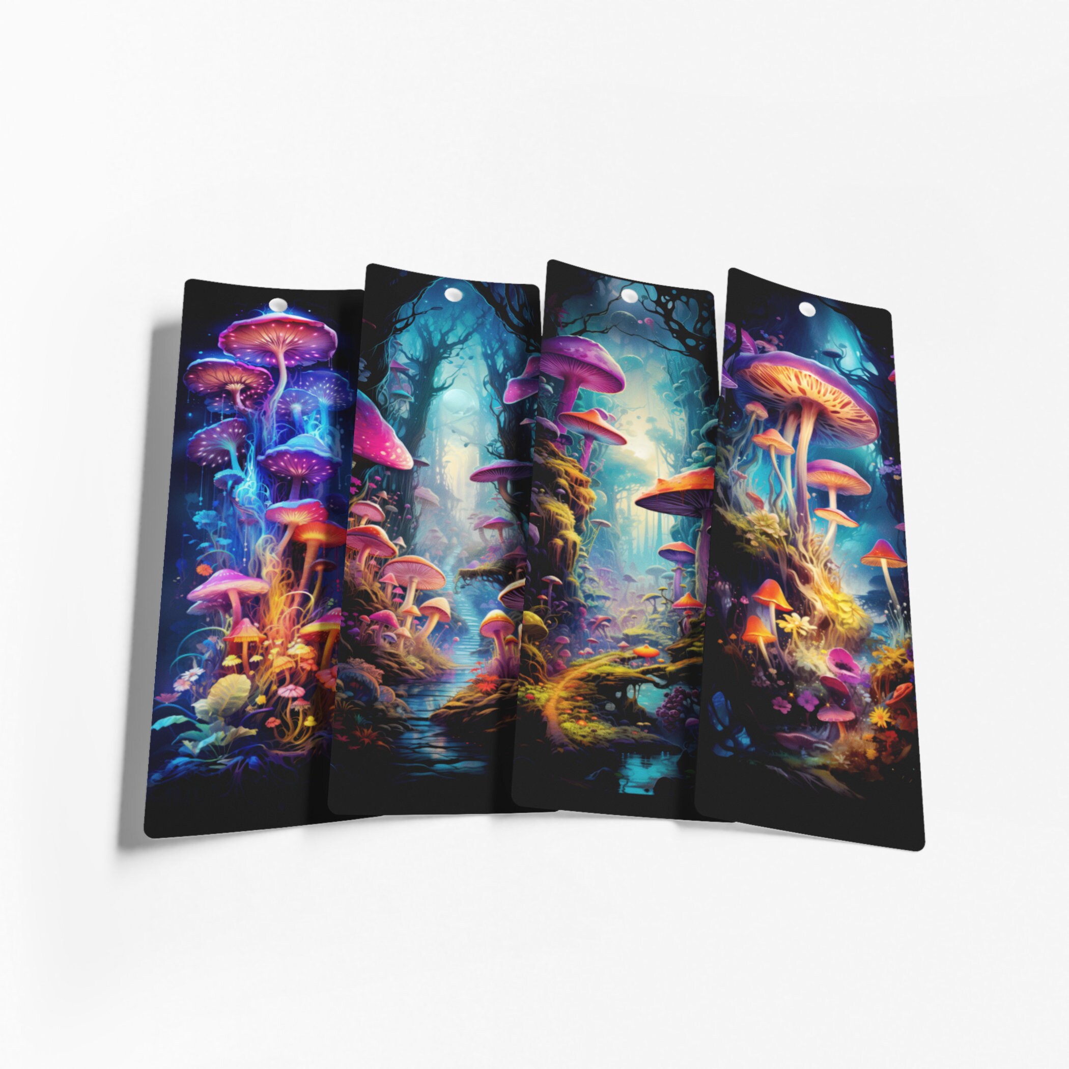 20 Fantasy Mushroom Bookmarks Printable Bookmarks Fantasy - Etsy