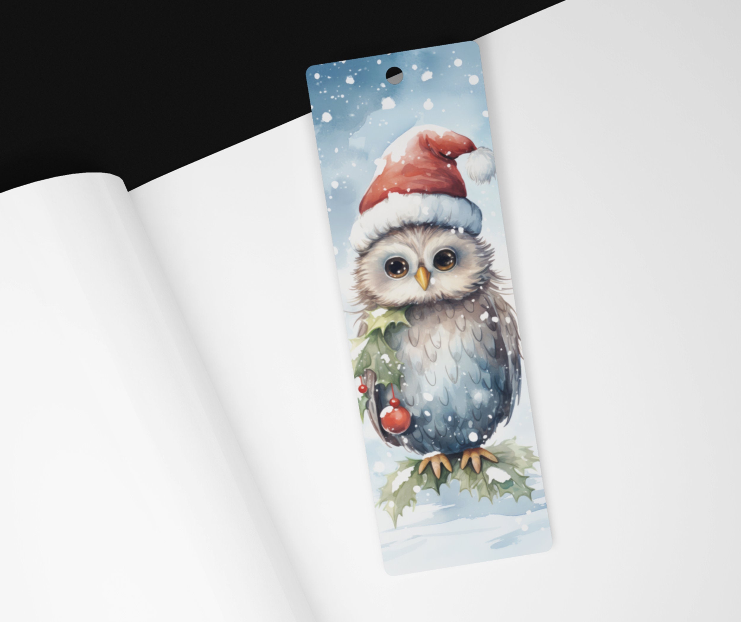 20 Cute Animal Christmas Bookmark Designs, Christmas Bookmarks Png ...