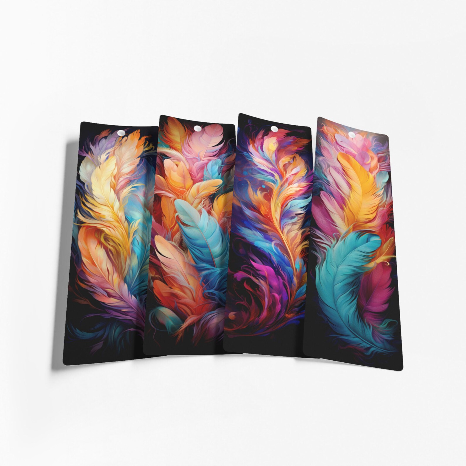 20 Feathers Printable Bookmarks, Feather PNG, Printable Bookmarks ...