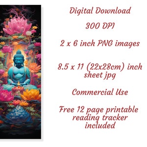 20 Buddha Bookmark Designs, Printable Bookmarks, Zen Bookmarks ...
