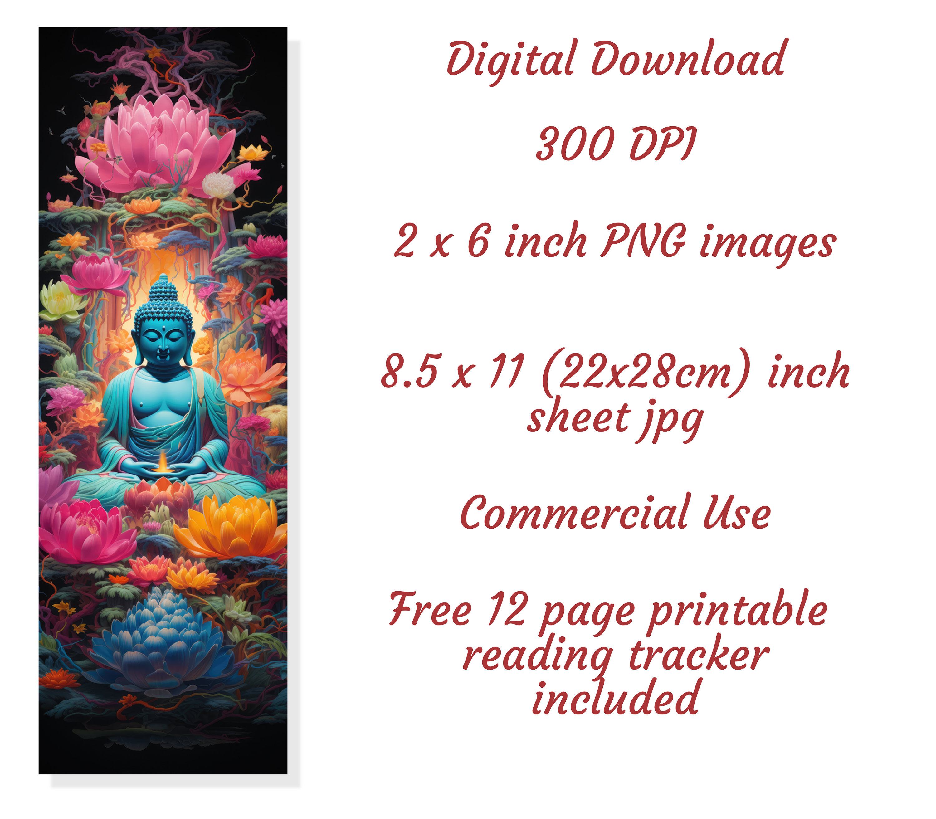20 Buddha Bookmark Designs, Printable Bookmarks, Zen Bookmarks ...