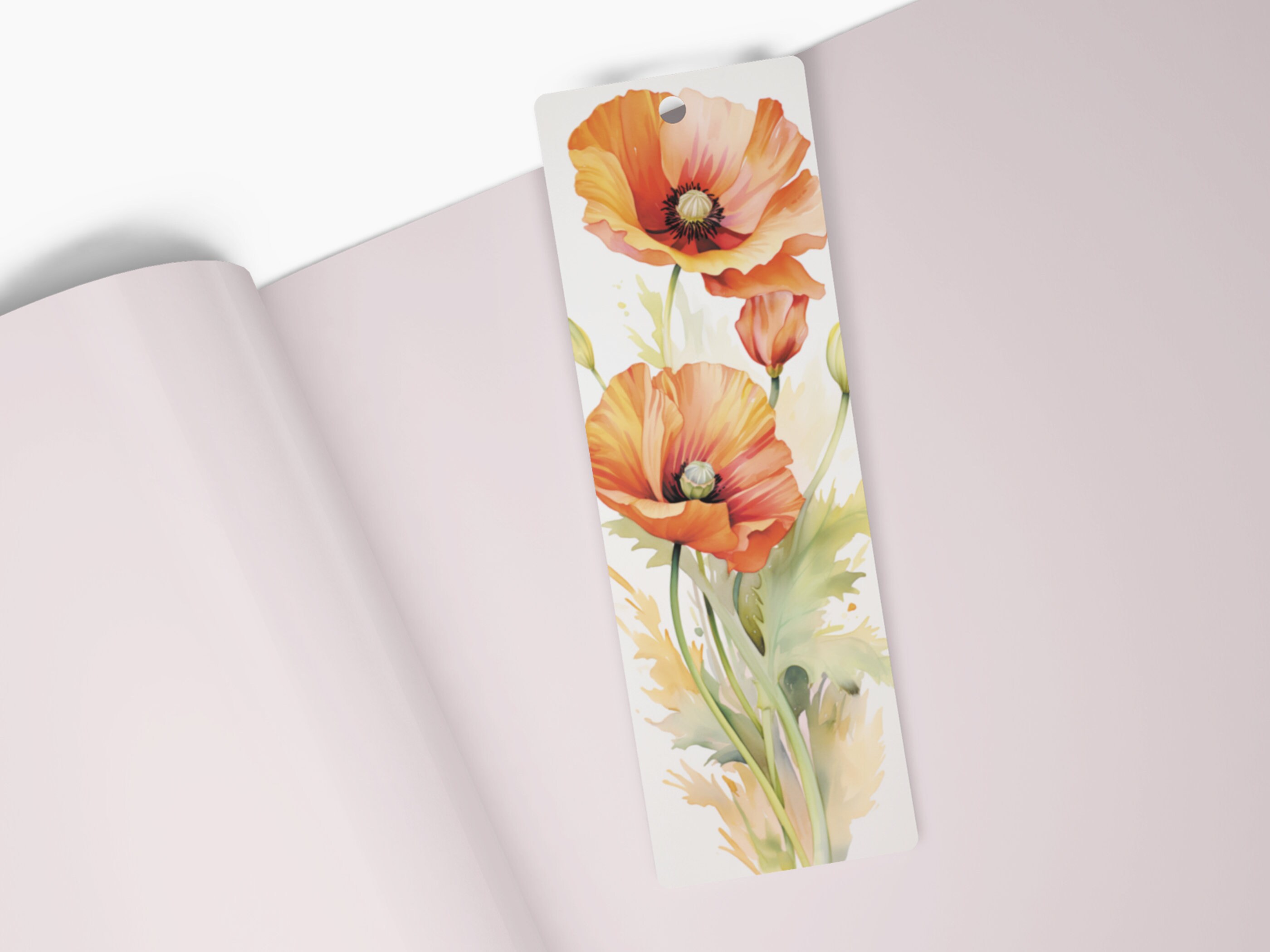 24 Birthflower Printable Bookmarks, Sublimation Bookmark Set, Digital ...