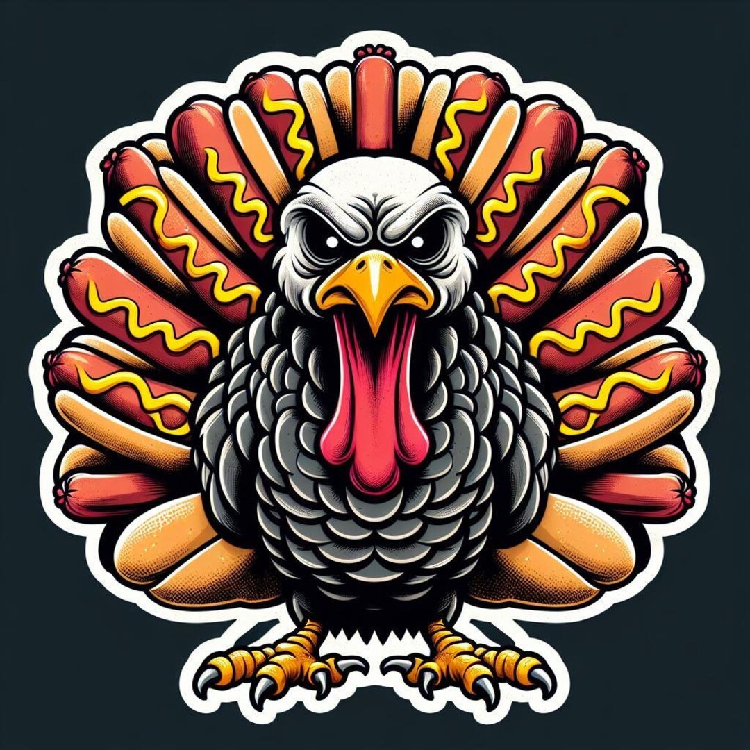 Glizzy Gobbler Sticker - Hot Dog Sticker - Funny Sticker - Etsy
