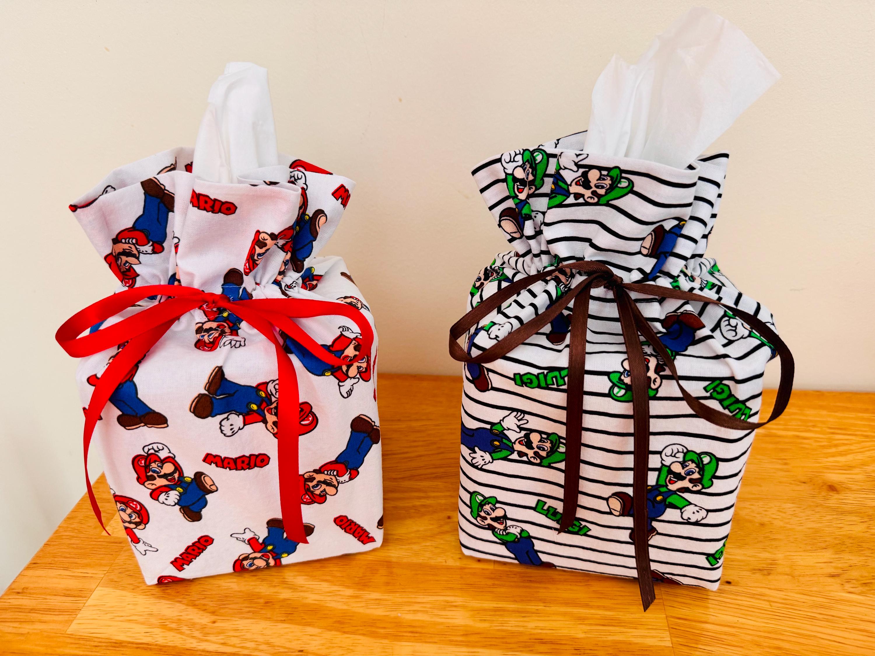 Super Mario Characters Tissue Box Cover - Etsy