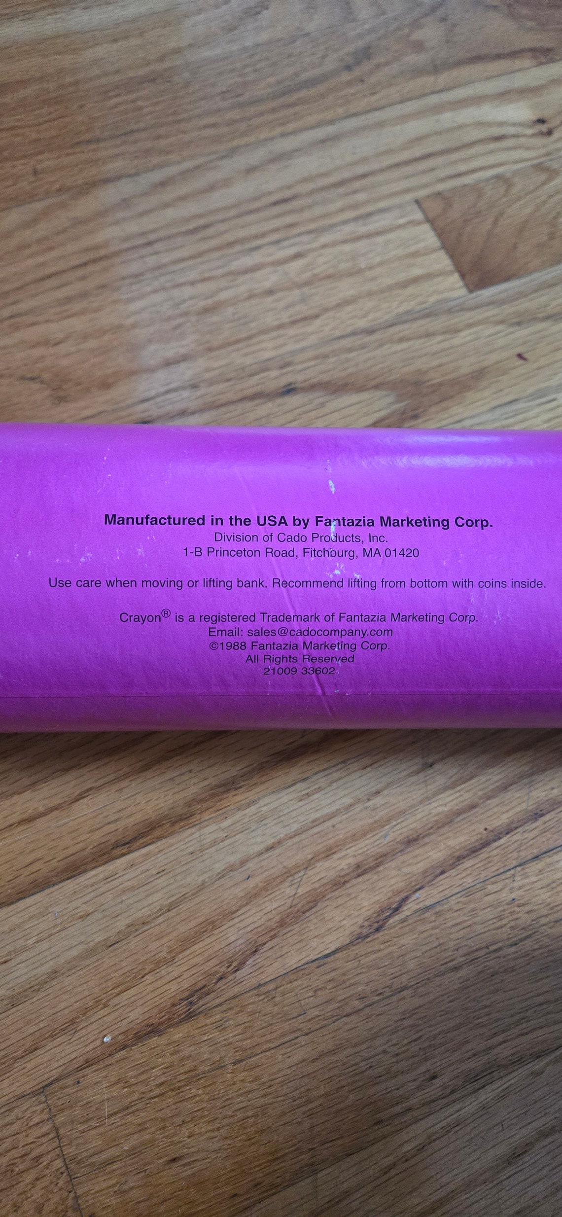 Vintage Crayola Coin Bank Crayon Pink Bank 1988 - Etsy