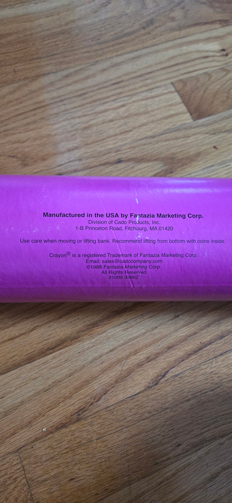 Vintage Crayola Coin Bank Crayon Pink Bank 1988 - Etsy