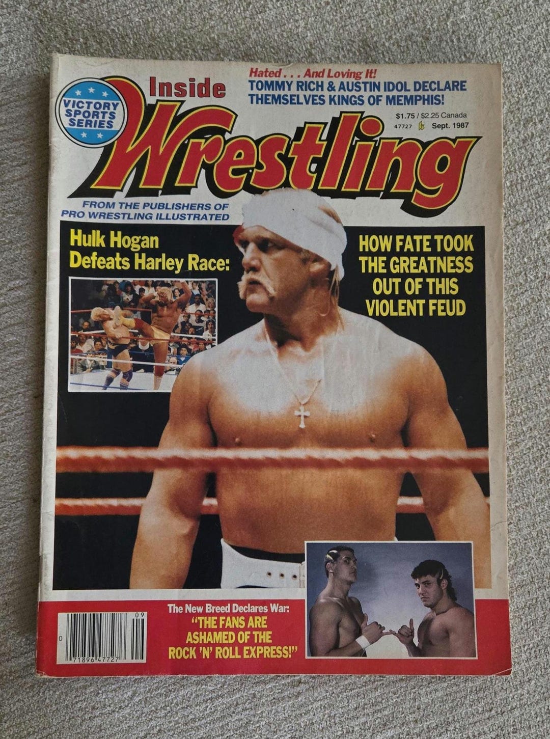 Vintage Wrestling Magazine Hulk Hogan 1987 - Etsy