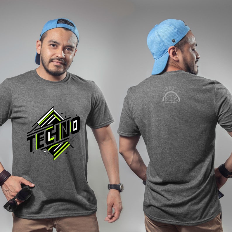 Techno T-shirt, Techno Gift Techno Shirt, Techno Outfit, Techno Music ...