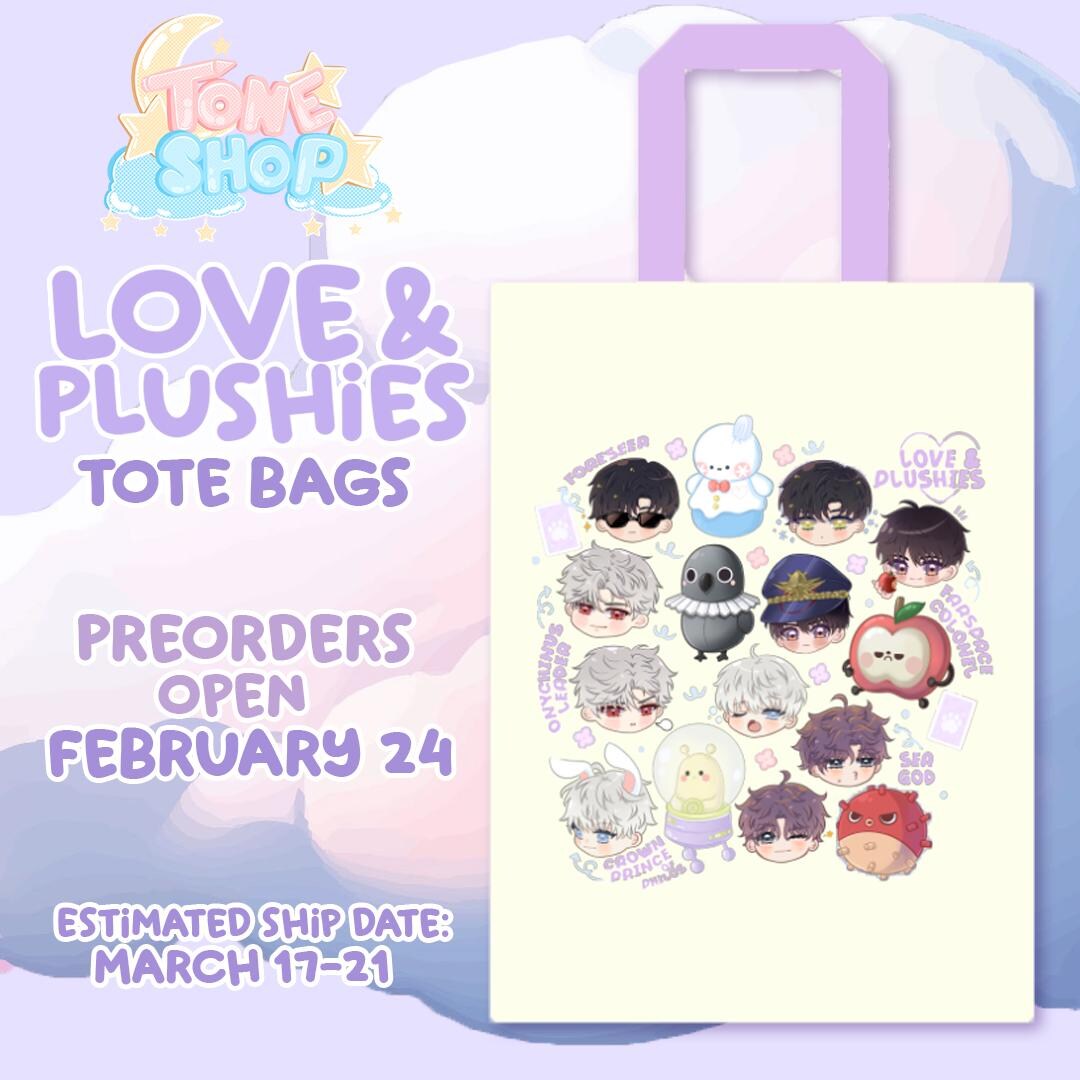 Love & Plushies Tote Bags | Canvas Tote Bags | Sylus, Caleb, Zayne ...