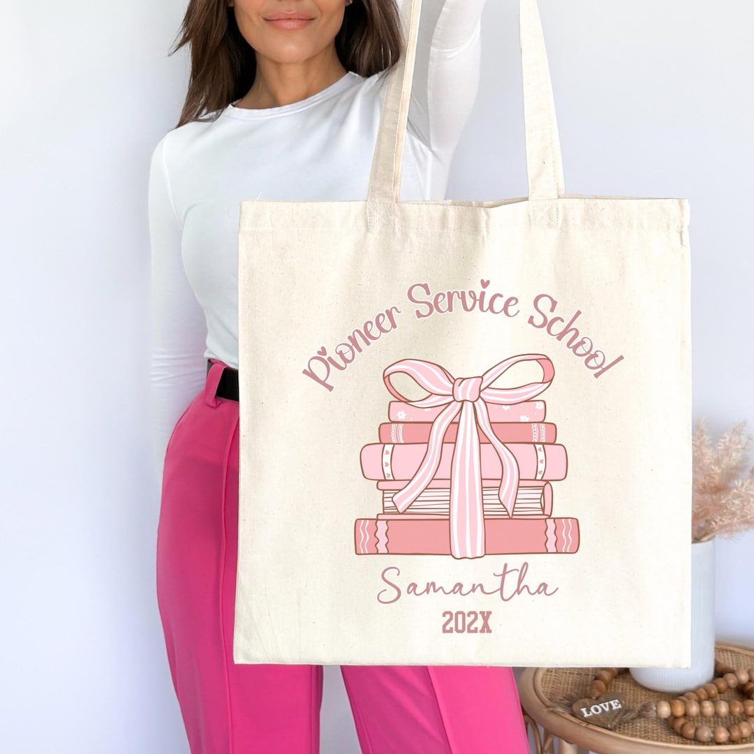 Personalized Pioneer School Tote Bag, JW Gift Bag 2026, Best Life Ever ...