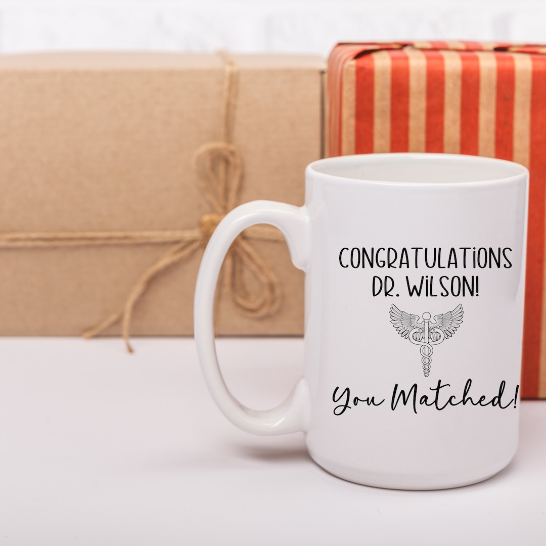 Congratulations You Matched Mug, USMLE Match 2026 Residency Gift ...