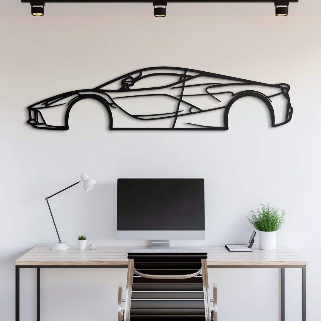 Metal Car Wall Art, Racing , Car Decor, Metal Car Wall Decor - Etsy