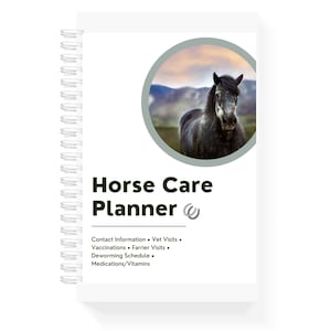 Printable Horse Care Planner - Etsy