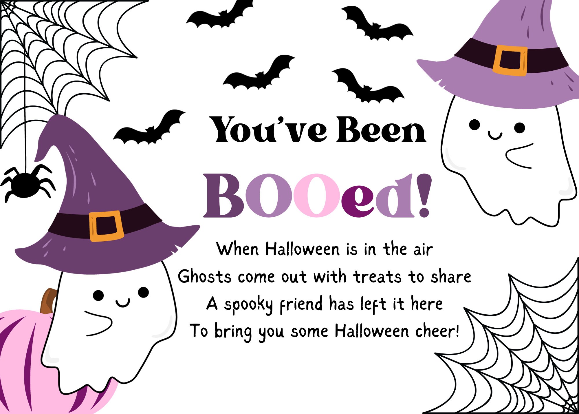 You’ve Been Booed Printable - Etsy