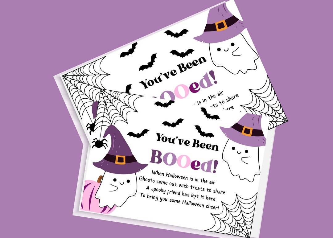 You’ve Been Booed Printable - Etsy