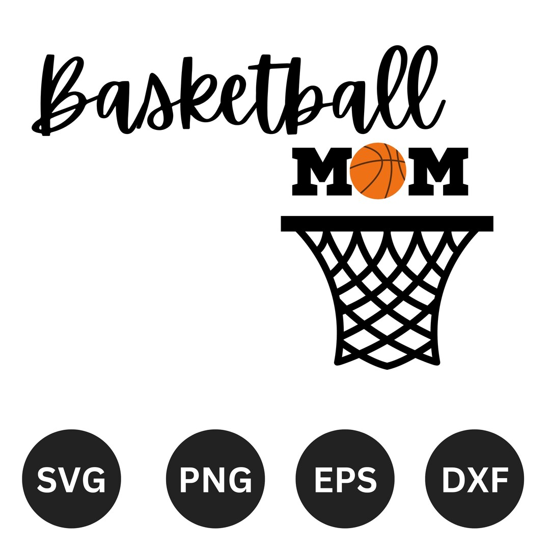 Basketball Mom SVG - Etsy