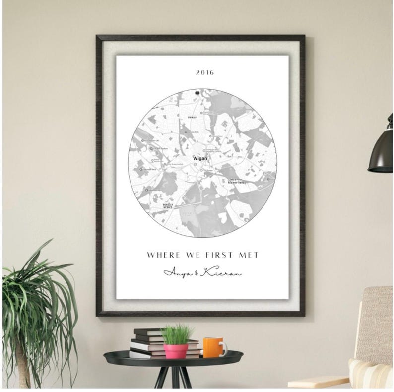 Where We First Met Wall Art - PLR - Etsy