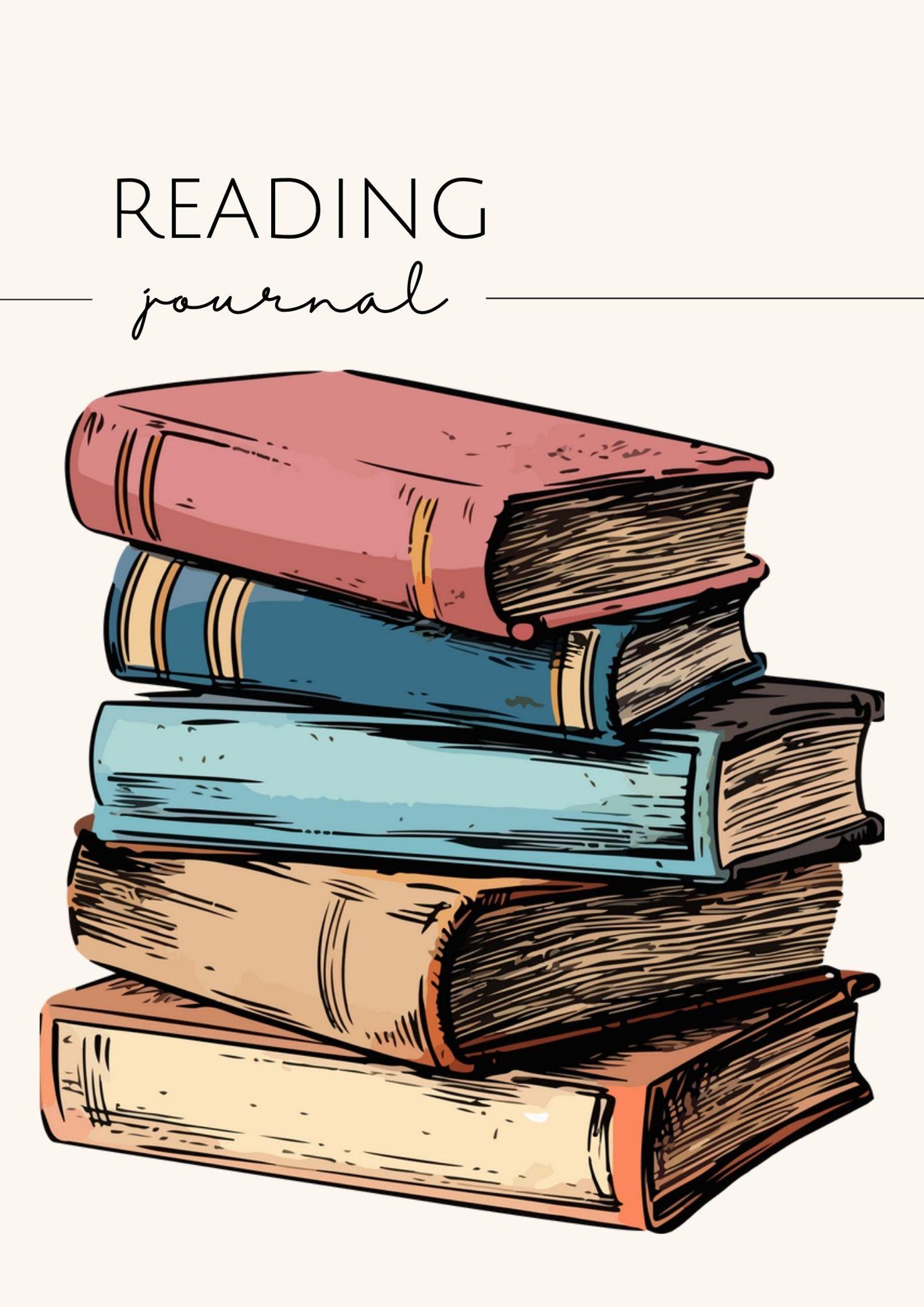 Digital Reading Journal , Book Review and Library Tracker. - Etsy