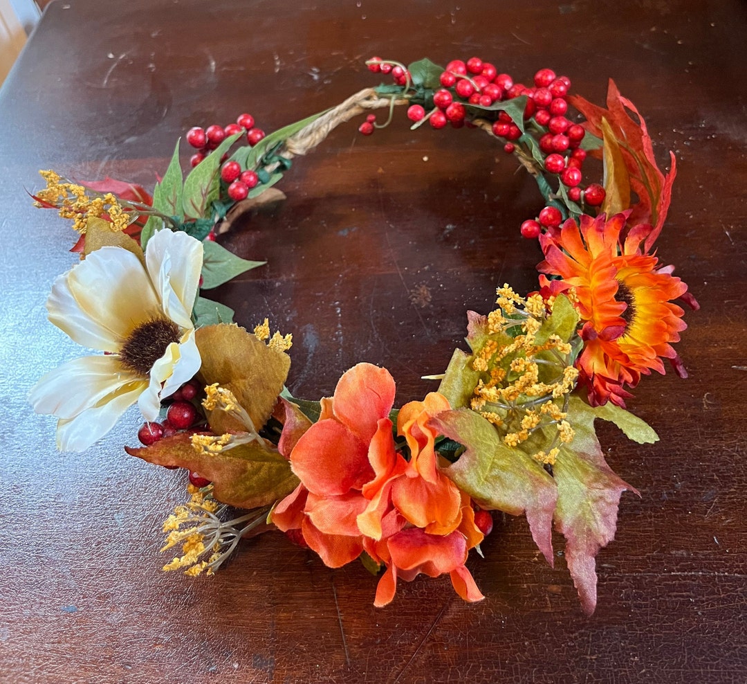 Autumn Flower Crown - Etsy