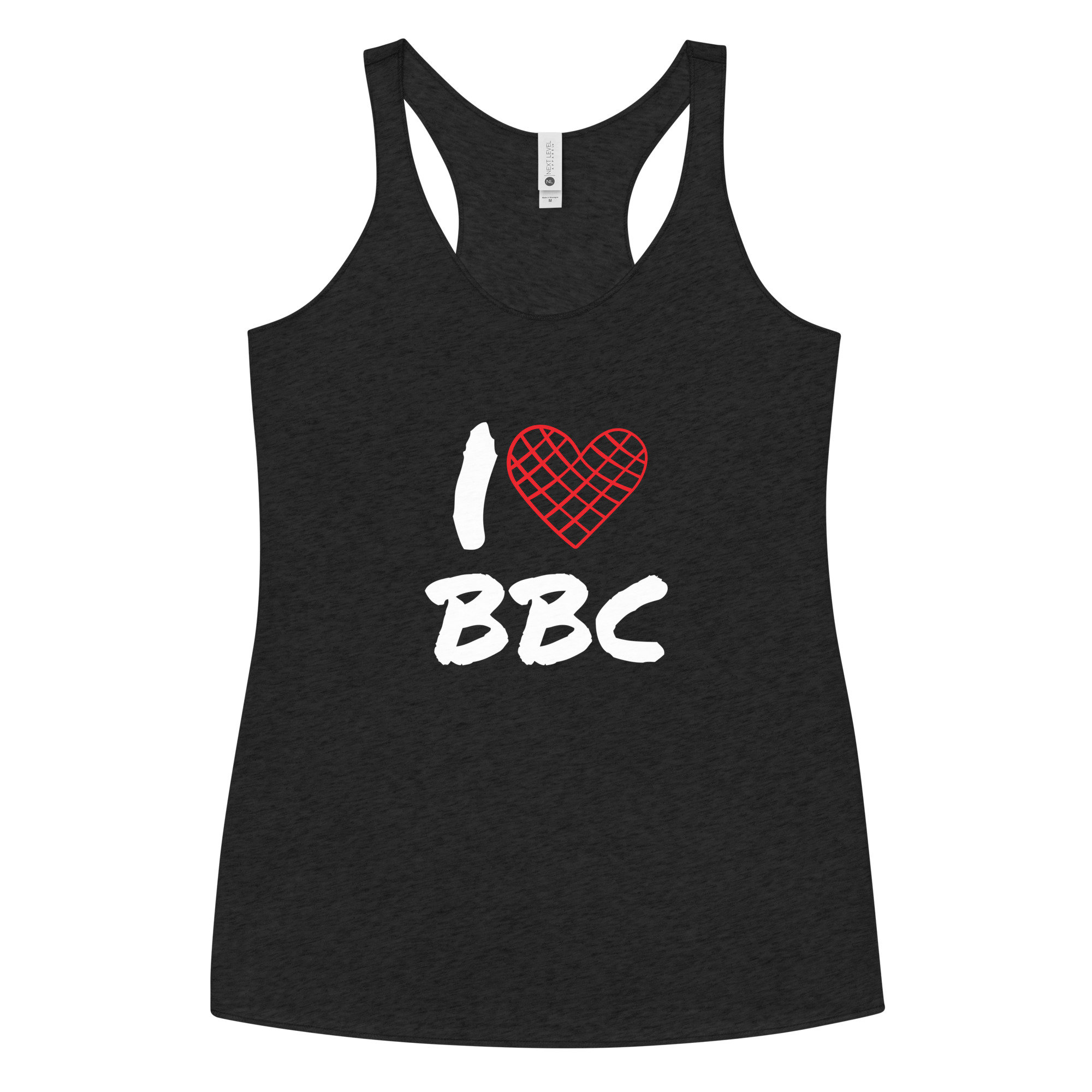 I Love BBC QOS Women's Racerback Top for Hotwives and Lovers of ...