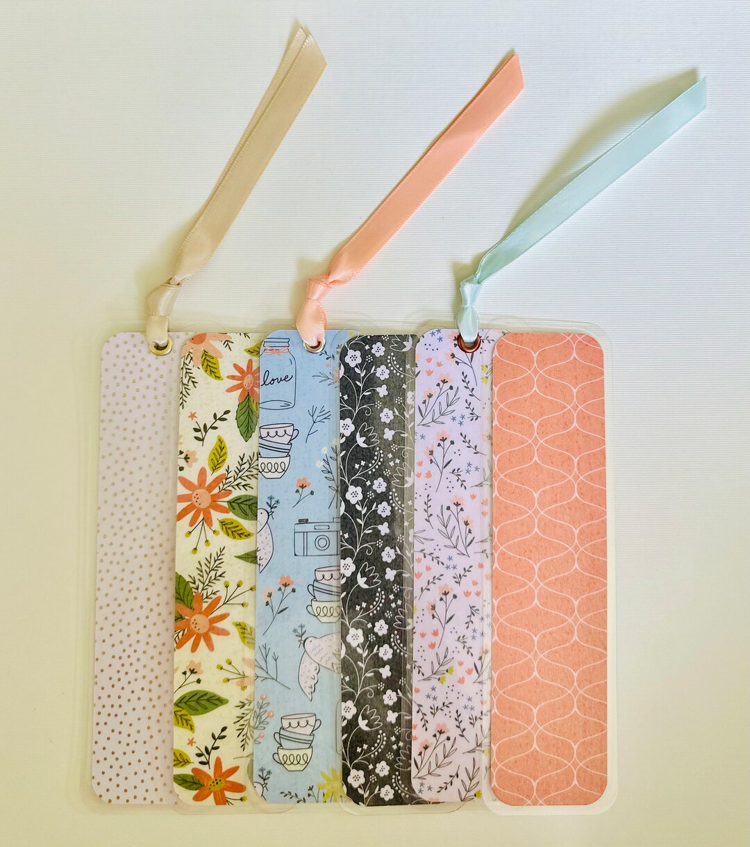 Floral Fun Bookmark Collection - Etsy